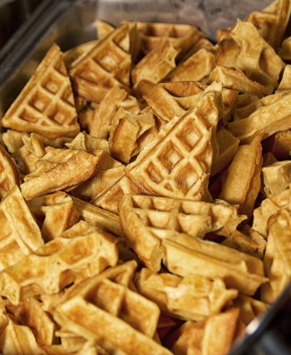 Waffle Wedge Bits stock photo. Image of bake, bits, press - 54020882