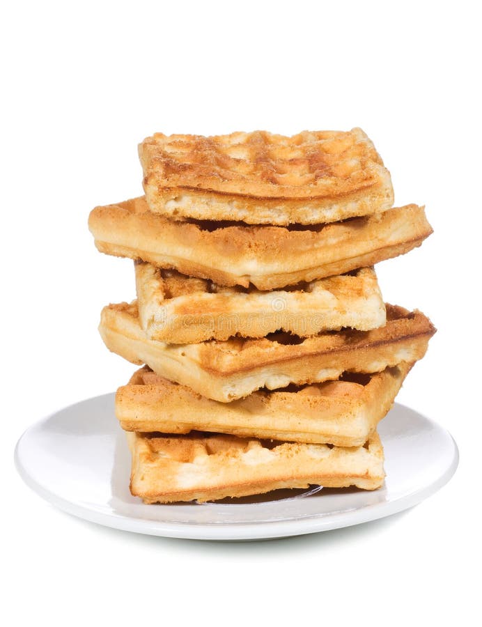 Waffles with honey stock image. Image of plate, sweet - 30685755