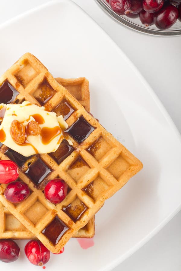 Waffles stock photo. Image of honey, closeup, healthy - 23046224