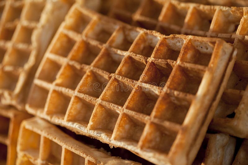 Waffles stock image. Image of bakery, waffle, sugar, appetizing - 23614239