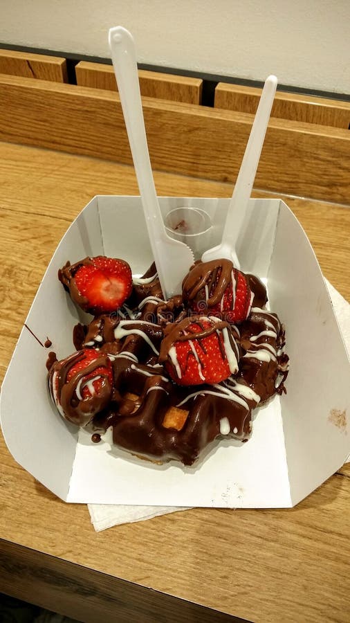 Waffles stock photo. Image of yummy, waffles, plate, food - 75149750