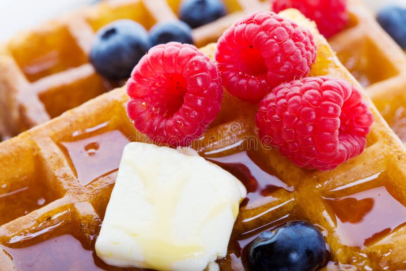 Waffles closeup stock image. Image of white, tasty, liquid - 12030335