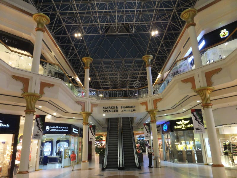 Wafi Mall in Dubai, UAE editorial stock photo. Image of architecture ...