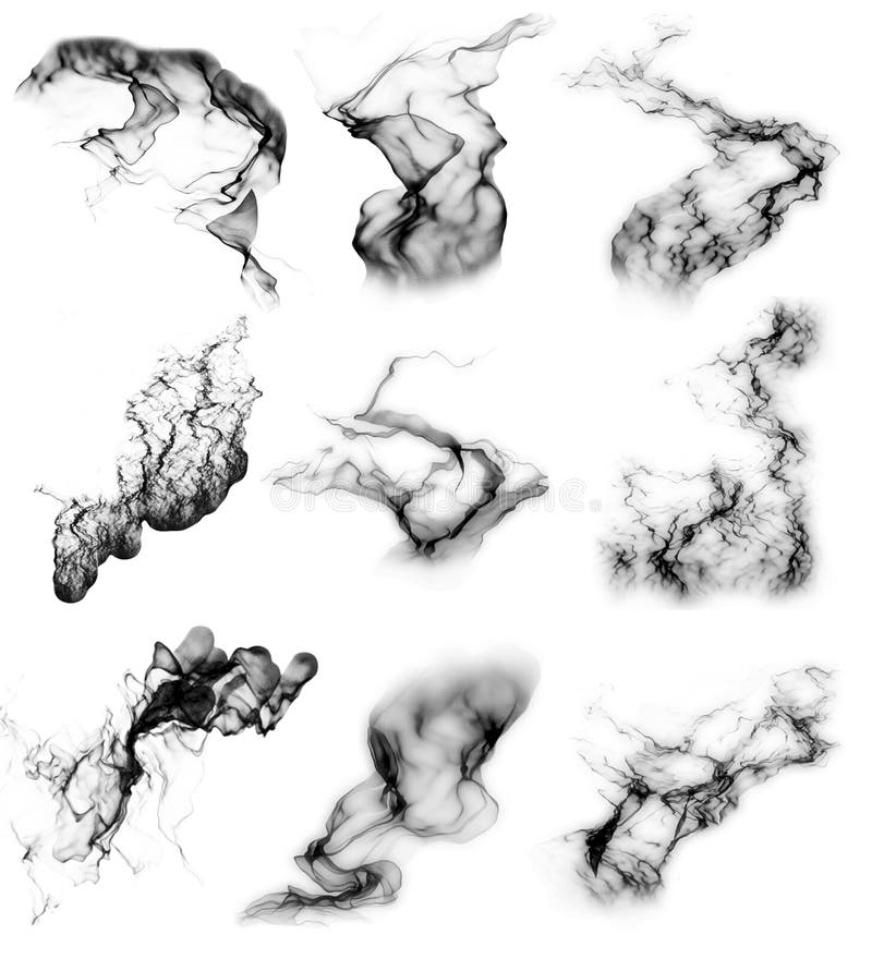 Wafting abstract shapes_2 stock illustration. Illustration of random ...