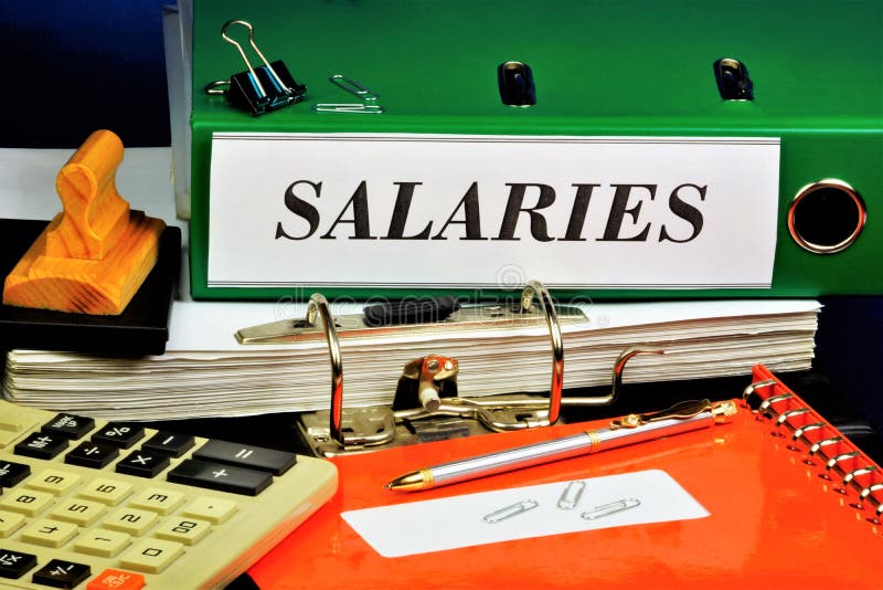 Wages-statements in Folders. Remuneration for the Work of a Qualified ...