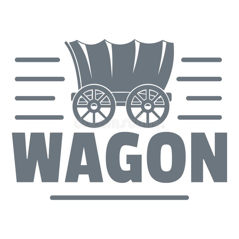 Wagon logo, vintage style stock vector. Illustration of america - 102087551