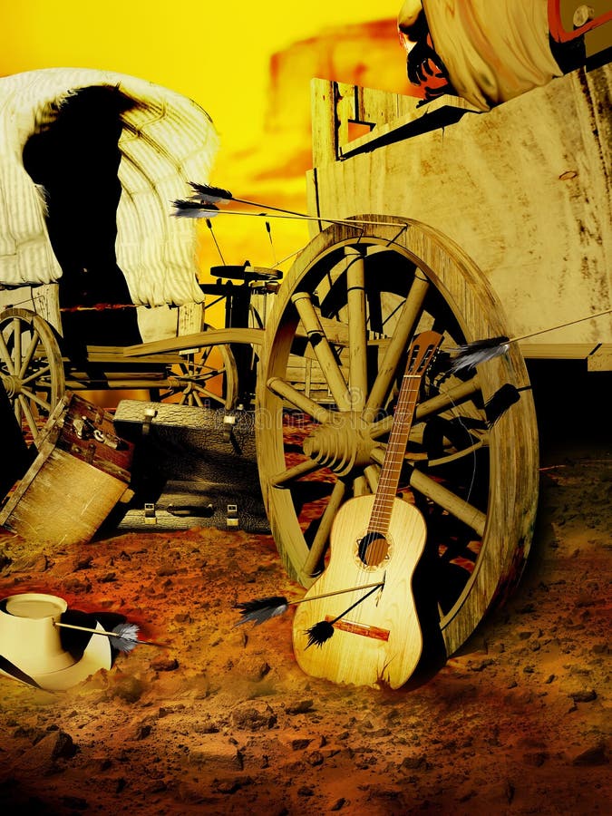 Western Wagon Train Stock Illustrations – 333 Western Wagon Train Stock ...