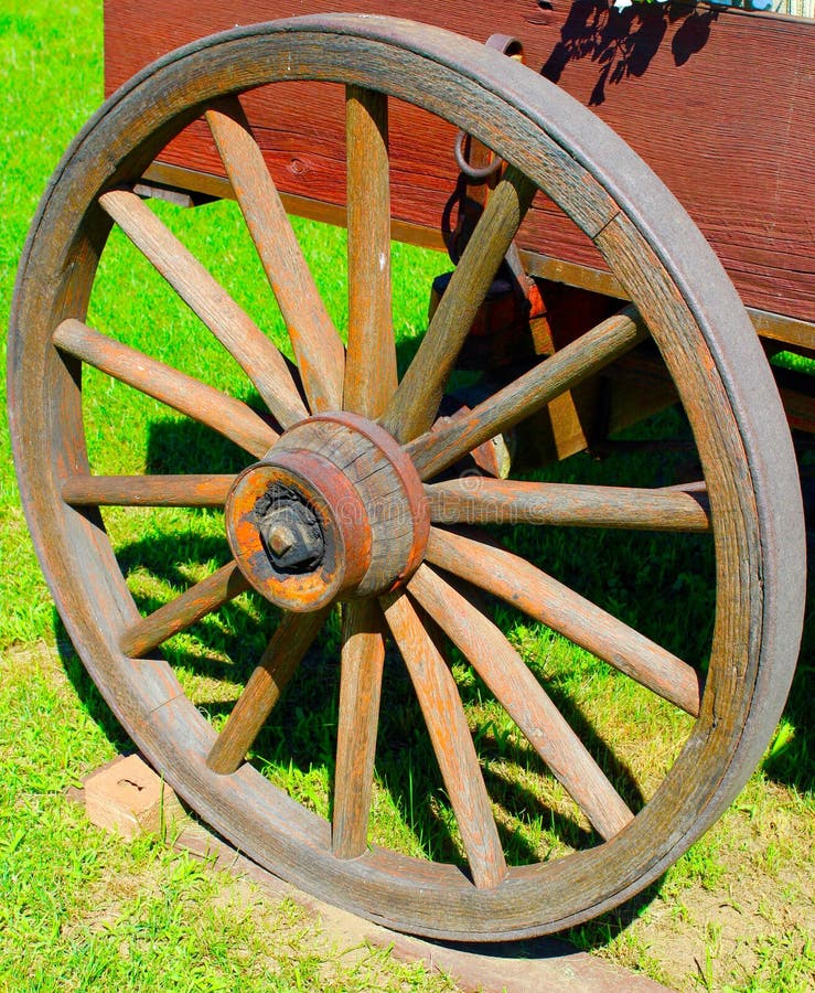 Wagon Wheel stock photo. Image of frame, rotate, wagon - 95671364