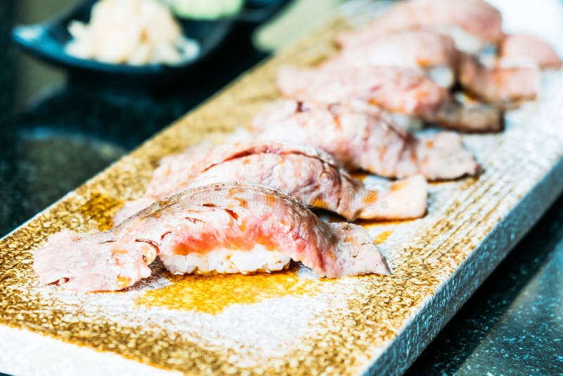 Wagyu beef meat sushi stock image. Image of sushi, black - 102927375 Wagyu beef meat sushi stock image. Image of sushi, black - 102927375