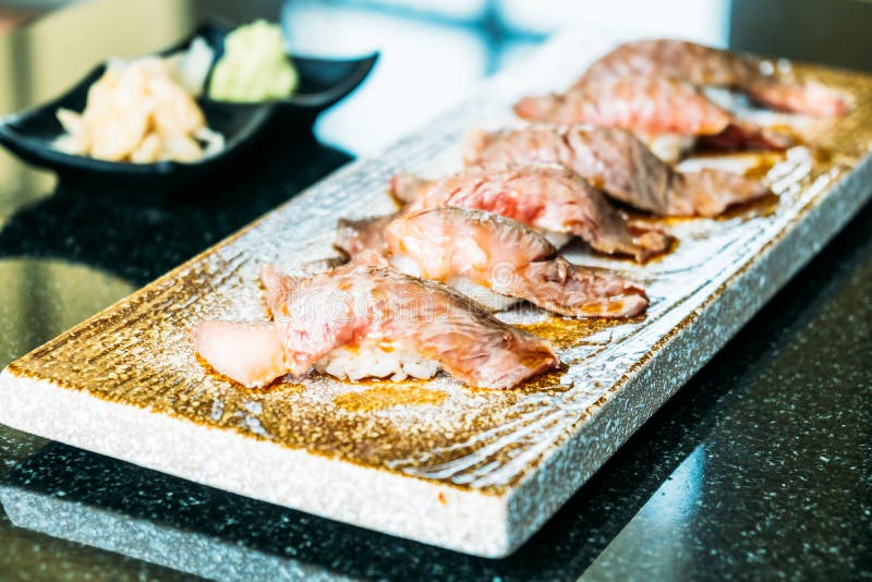 Wagyu beef meat sushi stock image. Image of style, salmon - 107424553 Wagyu beef meat sushi stock image. Image of style, salmon - 107424553