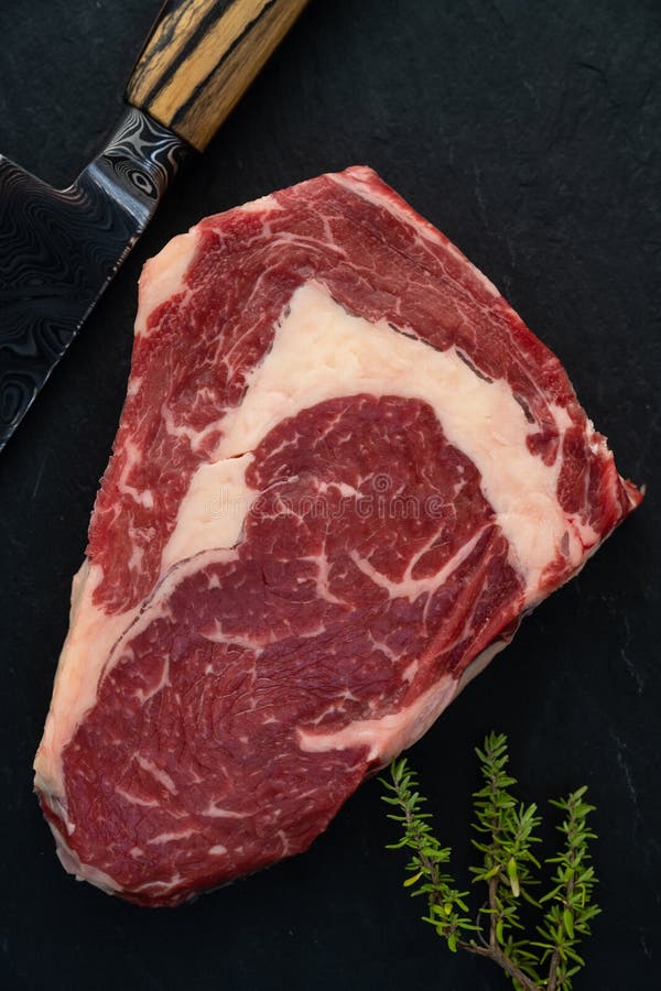 Wagyu Beef Ribeye Steak Raw Stock Photo - Image of food, quality: 260497038