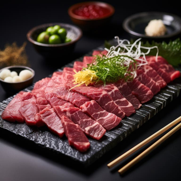 Wagyu Beef Sashimi Stock Illustrations – 59 Wagyu Beef Sashimi Stock ...