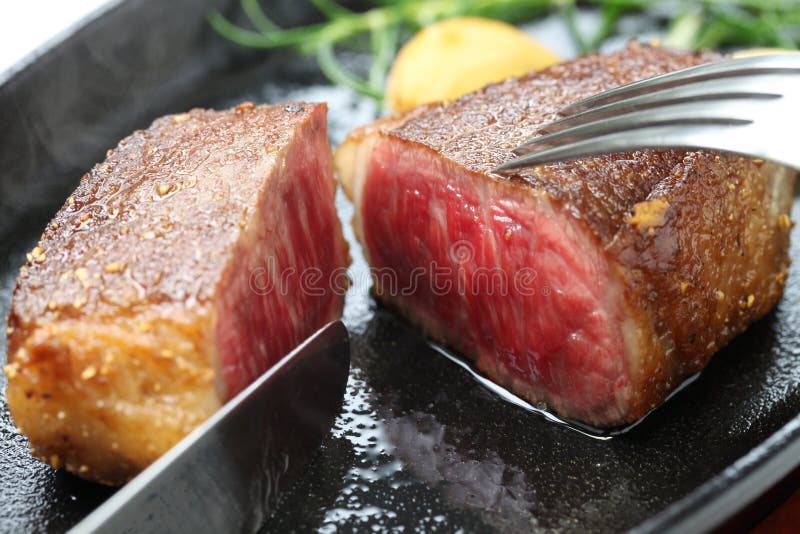 Wagyu ribeye steak raw stock image. Image of wagyu, meat - 35596503
