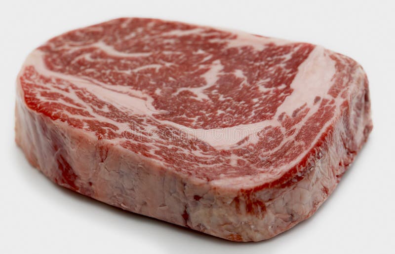 Wagyu-ribeye Steak roh stockbild. Bild von rindfleisch - 35596503