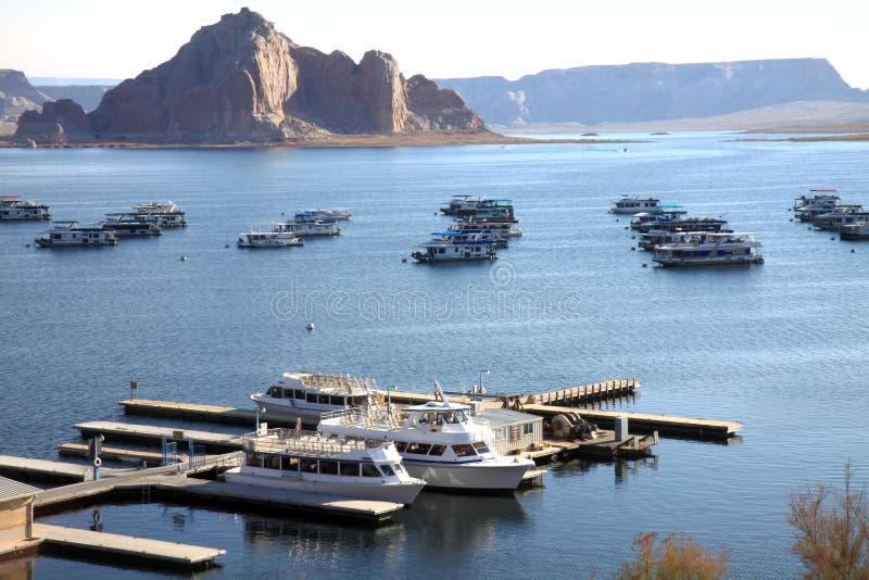 Wahweap Marina stock image. Image of interstate, elevation - 16644467