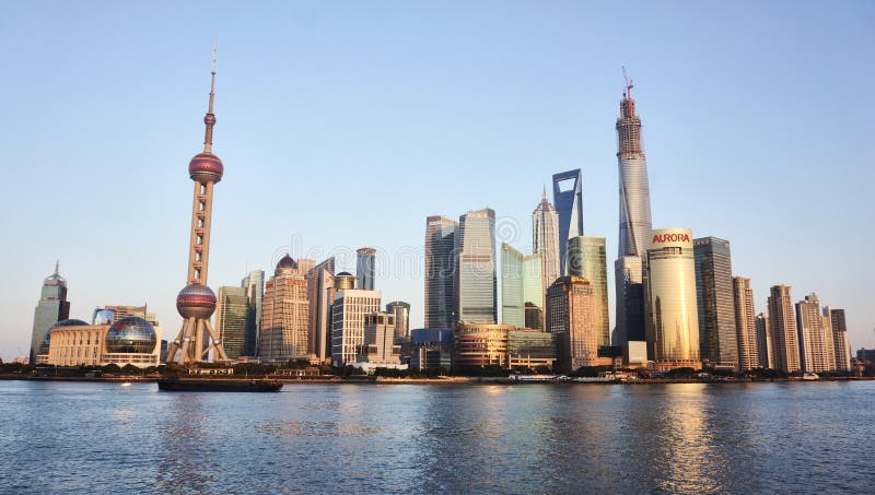 Wai Tan Panorama editorial photo. Image of sunset, modern - 103685036