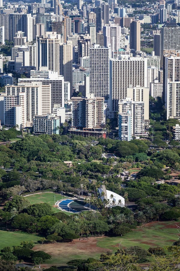Waikiki Shell Amphitheater Hawaii Stockbild - Bild von shell ...