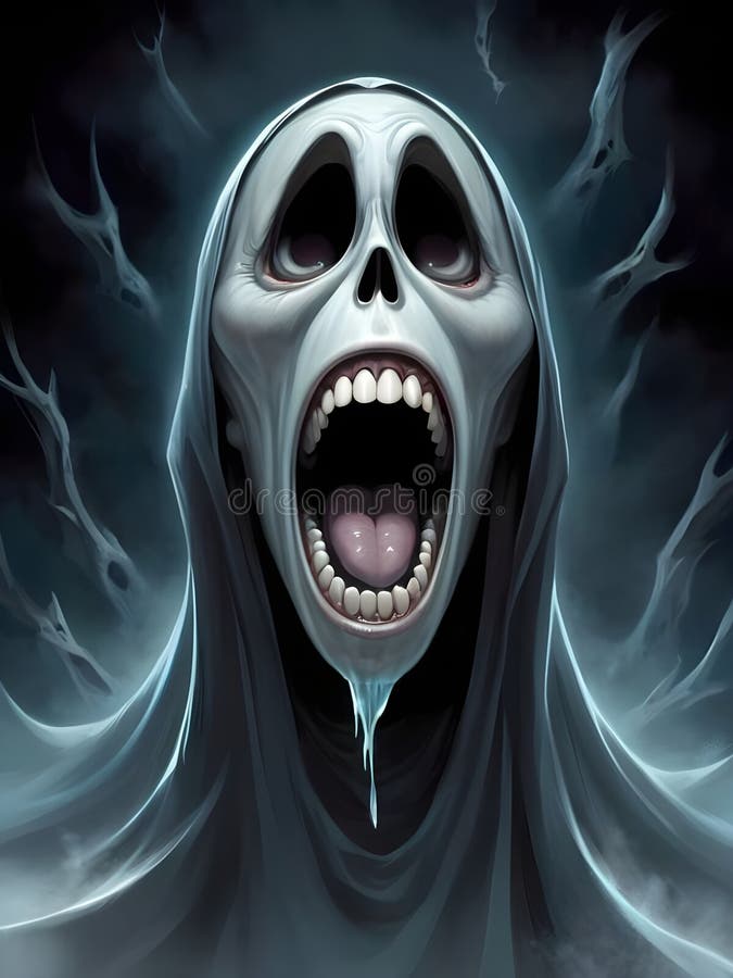 Wailing banshee stock illustration. Illustration of halloween - 307884891
