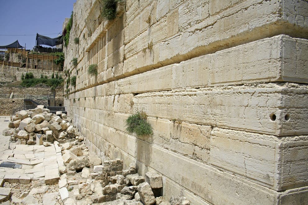 Wailing wall, jerusalem stock photo. Image of lament, mosque - 3205048