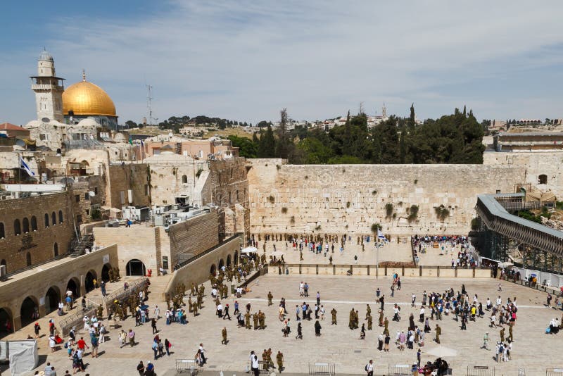 Wailing wall stock image. Image of gold, famous, structure - 38834563