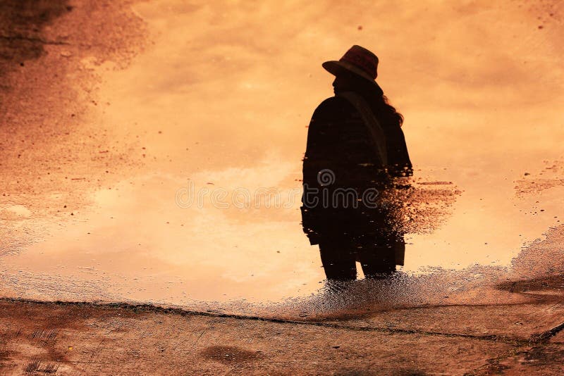 Wait alone editorial stock image. Image of shadow, silhouette - 42732804