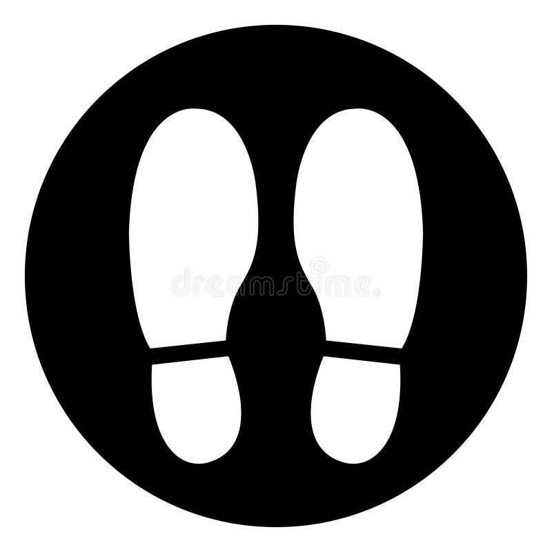 Wait Stand Here Symbol Sign ,Vector Illustration, Isolate on White ...