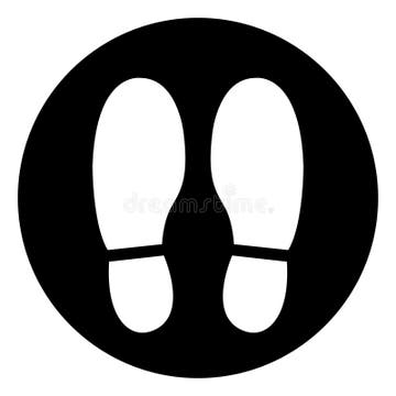 Wait Stand Here Symbol Sign ,Vector Illustration, Isolate on White ...