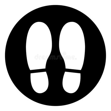 Wait Stand Here Symbol Sign ,Vector Illustration, Isolate on White ...