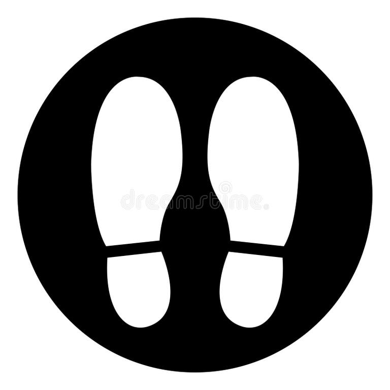 Wait Stand Here Symbol Sign ,Vector Illustration, Isolate on White ...