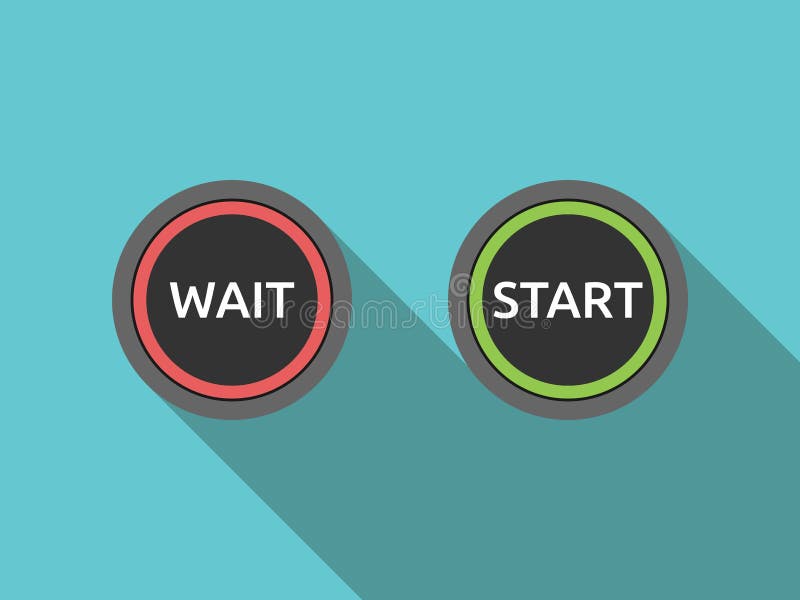 Wait, Pause, Period Of Passing Time Icon. Simple Clock Symbol Wi Stock ...