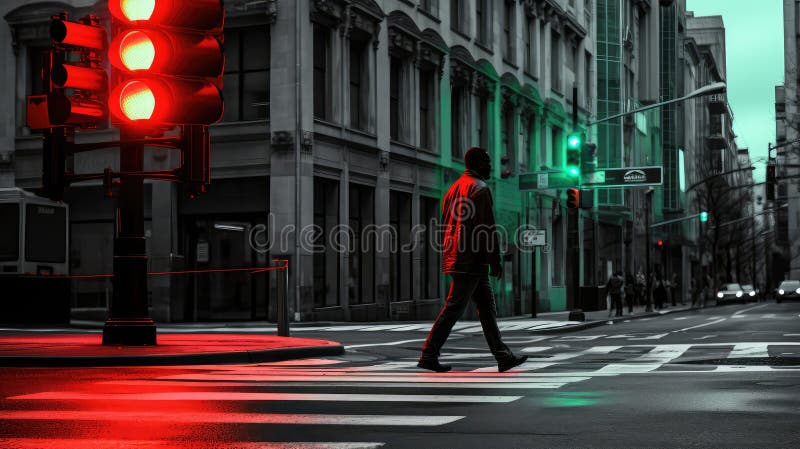 Wait traffic light red stock illustration. Illustration of obey - 372676578
