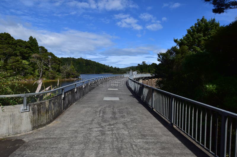 A Deep View from the Water Dam Wall Stock Photo - Image of regional ...