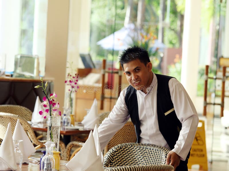 Waiter stock image. Image of waiter, restaurant, five - 14881627