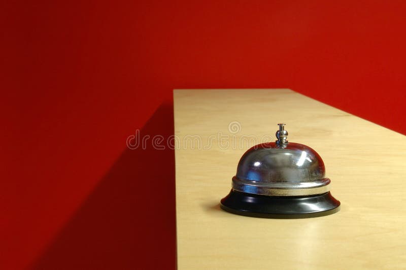 Waiter bell (horizontal) stock image. Image of desk, bell - 56021