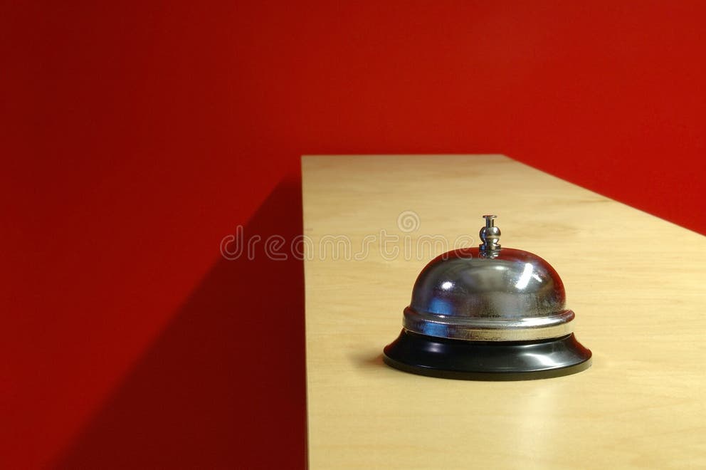 Waiter bell (horizontal) stock image. Image of desk, bell - 56021