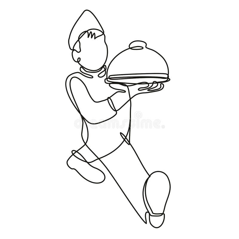 Line Drawing Platter Stock Illustrations – 441 Line Drawing Platter ...