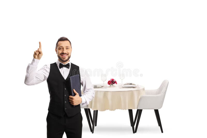 313 Man Pointing Menu Restaurant Stock Photos - Free & Royalty-Free ...