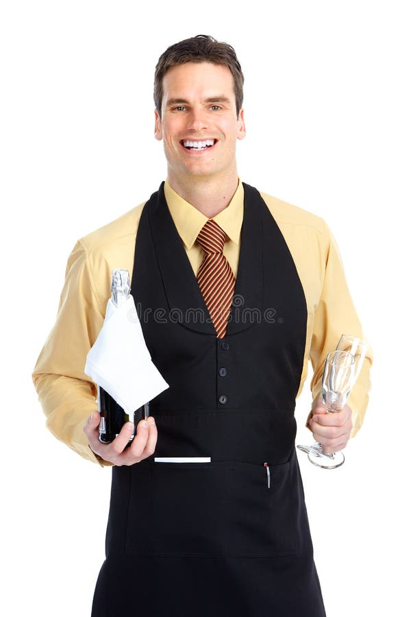 Waiter man stock photo. Image of representative, staff - 18551442