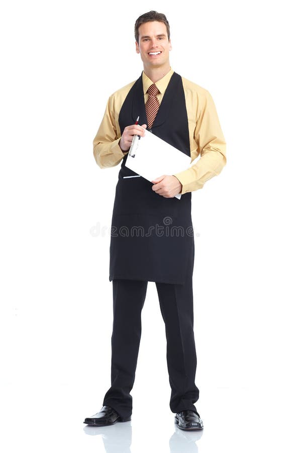 Waiter man stock photo. Image of representative, staff - 18551442
