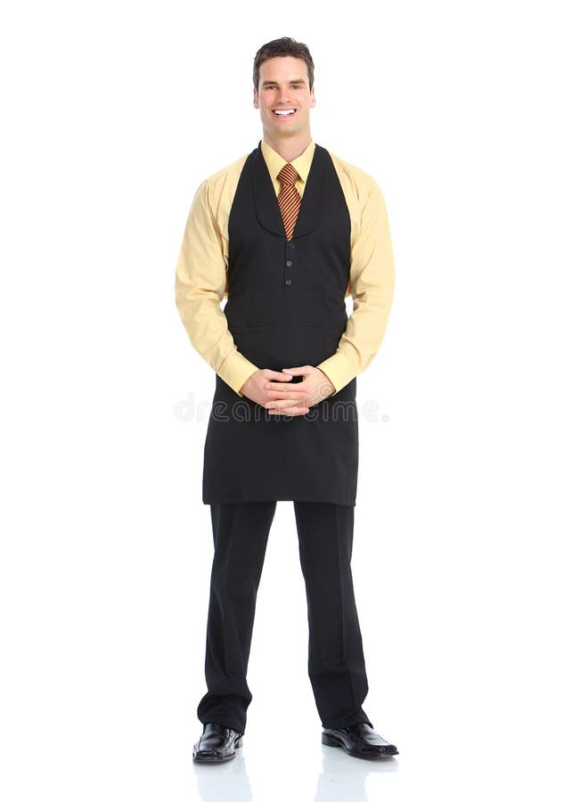 Waiter man stock photo. Image of representative, staff - 18551442