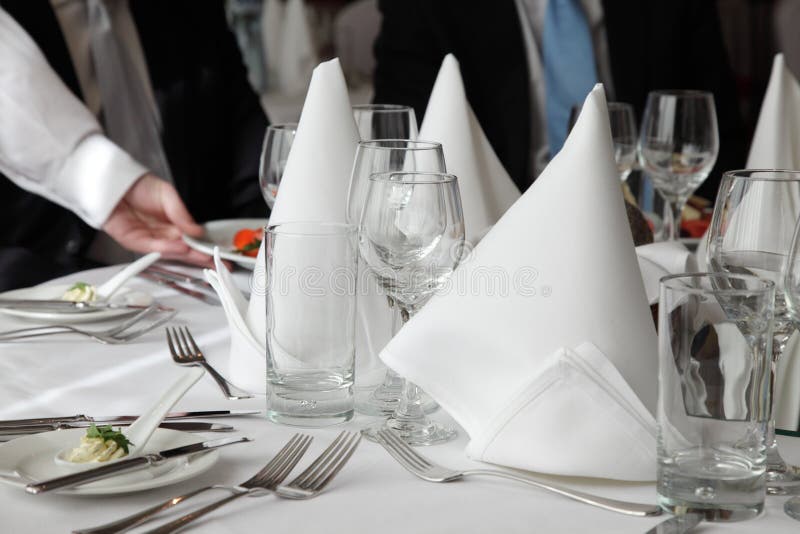 Waiter Service Restaurant Meal Stock Photo - Image of doeuvre, table ...