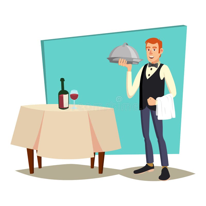 Cartoon Waiter Take Order Stock Illustrations – 67 Cartoon Waiter Take ...