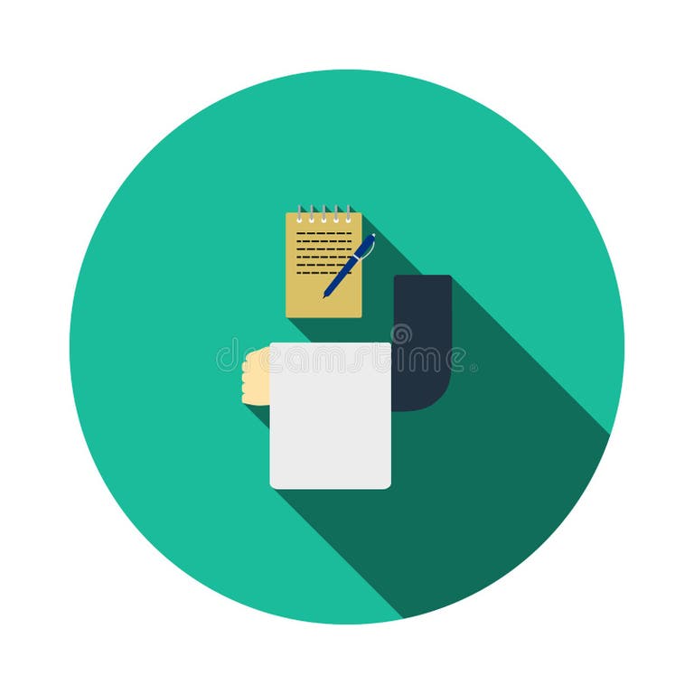 Waiter Take Oder Icon stock vector. Illustration of cute - 253014650