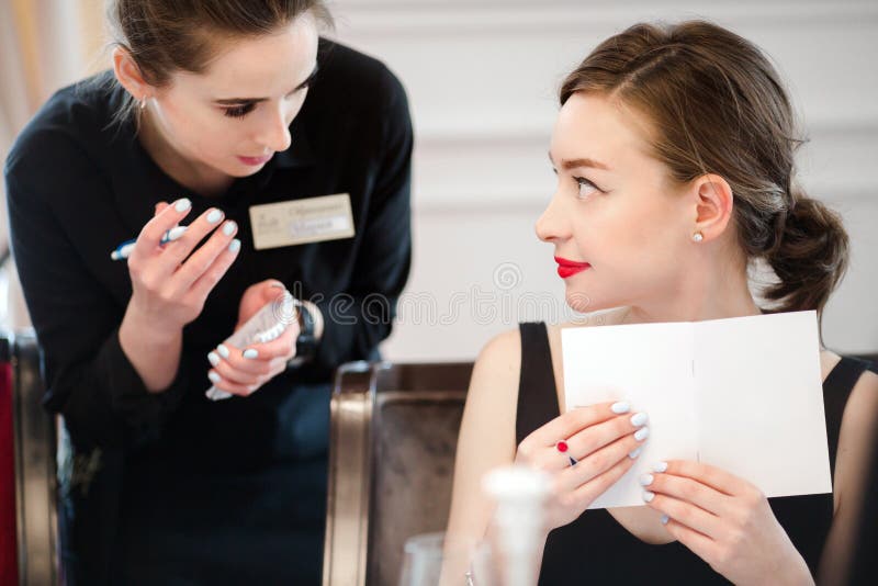 Waiter taking order stock photo. Image of style, food - 94059236