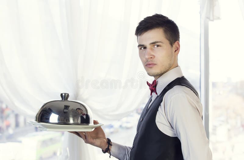 Waiter stock photo. Image of coffee, dinner, female, espresso - 40603648