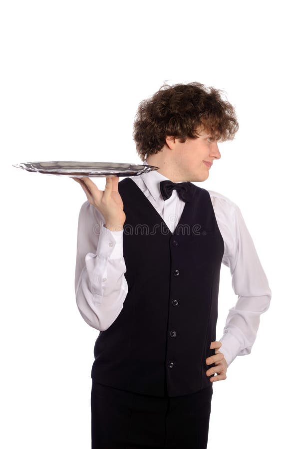 Tray on waiter hand stock photo. Image of human, waiter - 21151028