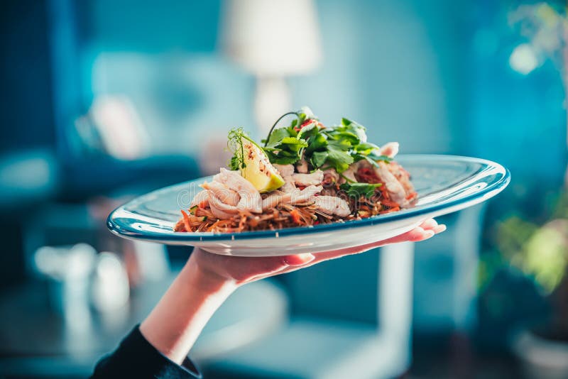 Waiters hand serve coffee stock image. Image of heart - 24073545