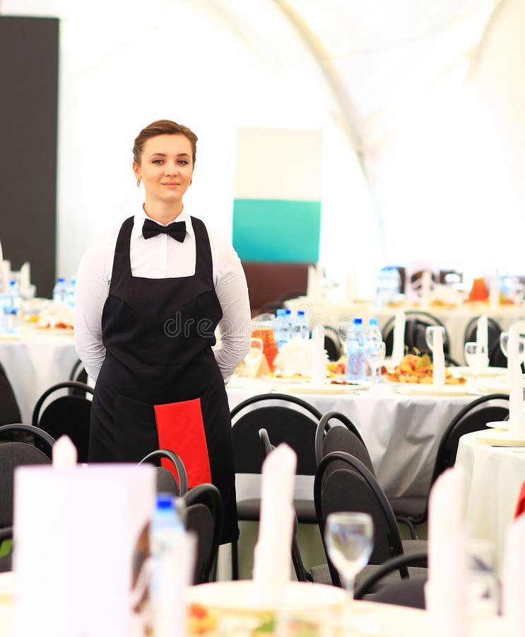 Waiters serving wine stock photo. Image of luxurious - 49182798