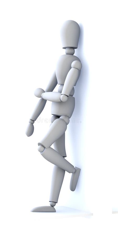 Wooden puppet stock vector. Illustration of mannequin - 29118843