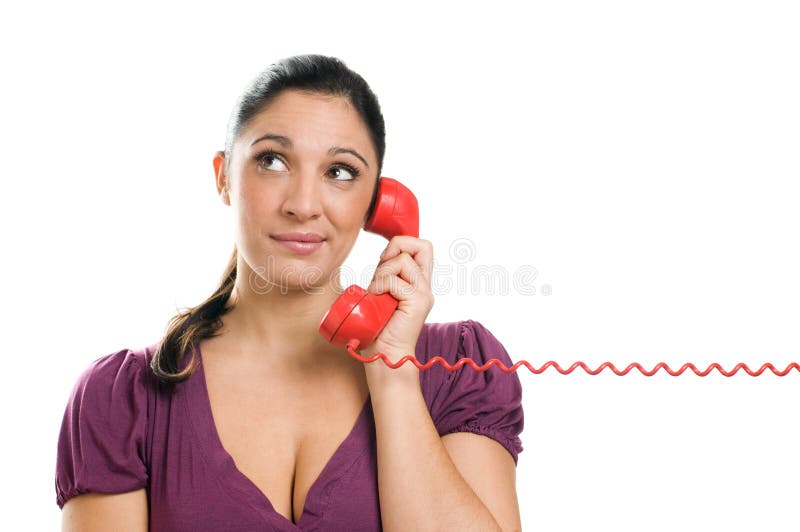 Waiting for an Answer at the Phone Stock Photo - Image of latin, casual ...